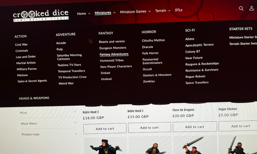 Welcome to our new webstore! – Crooked Dice