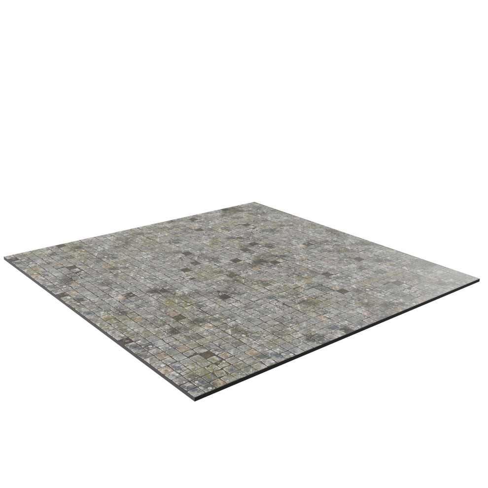 Dungeon Flagstone Game Mat - 3x3 foot – Crooked Dice